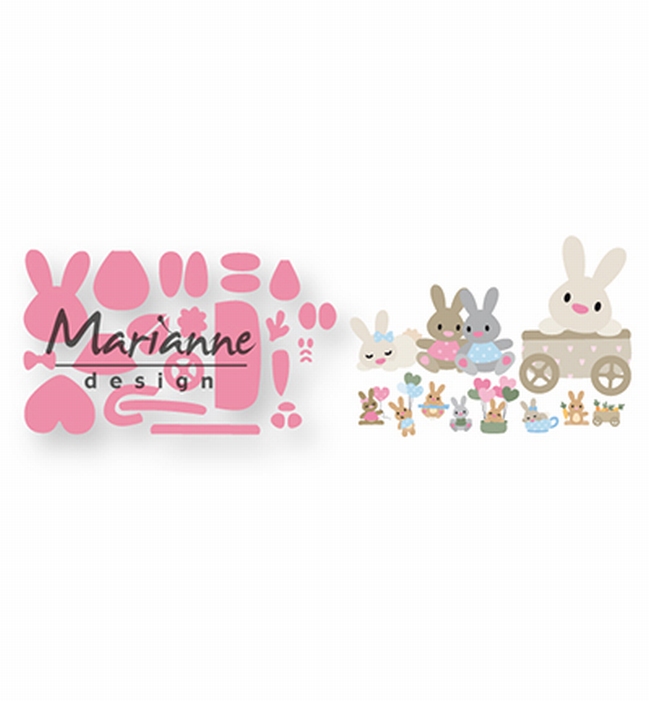 Marianne Design Collectables Eline's Baby Bunny COL1463 - per stuk